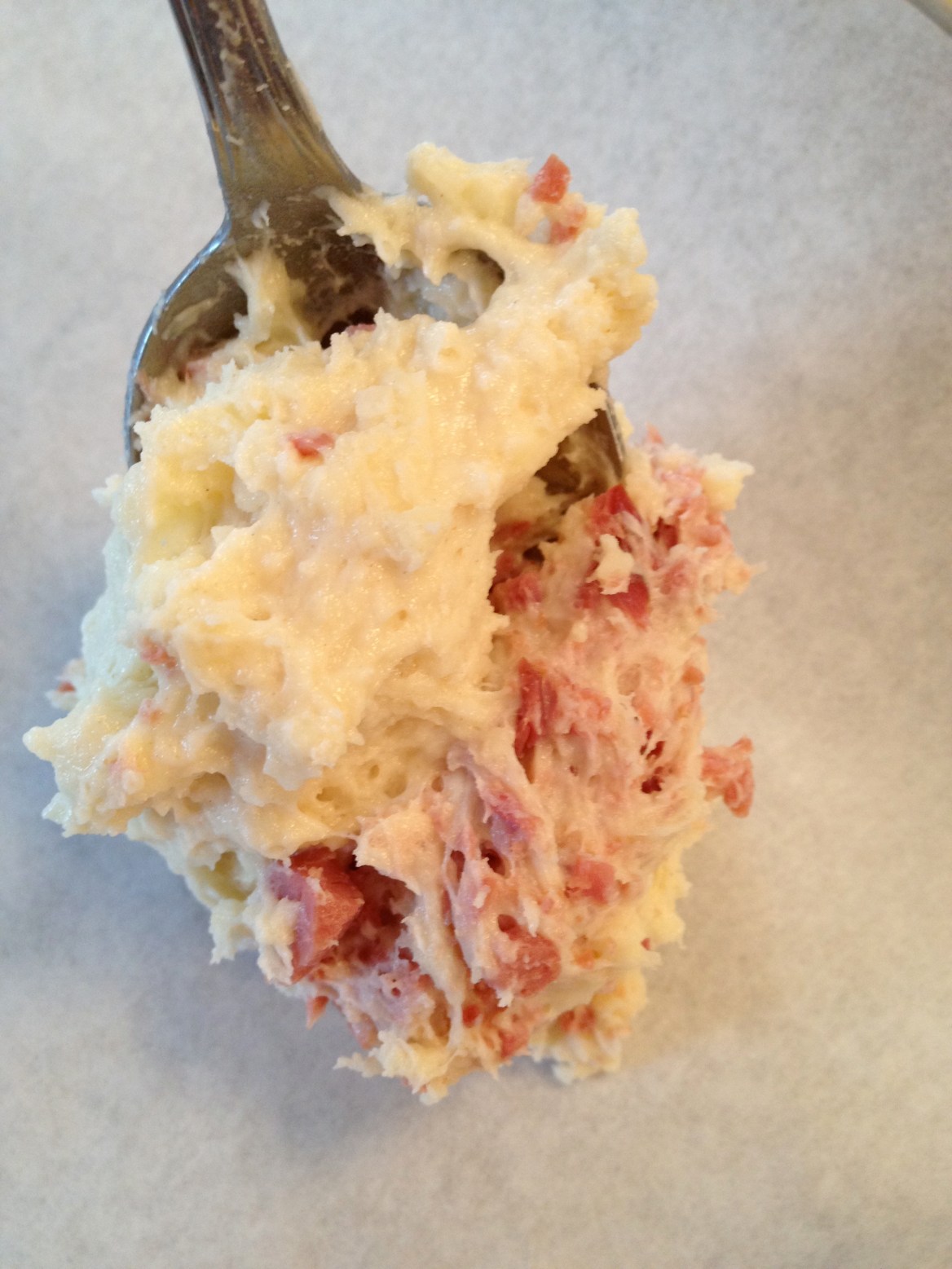 Corned Beef & Cheddar Drop Biscuits | Subee's Kitchen